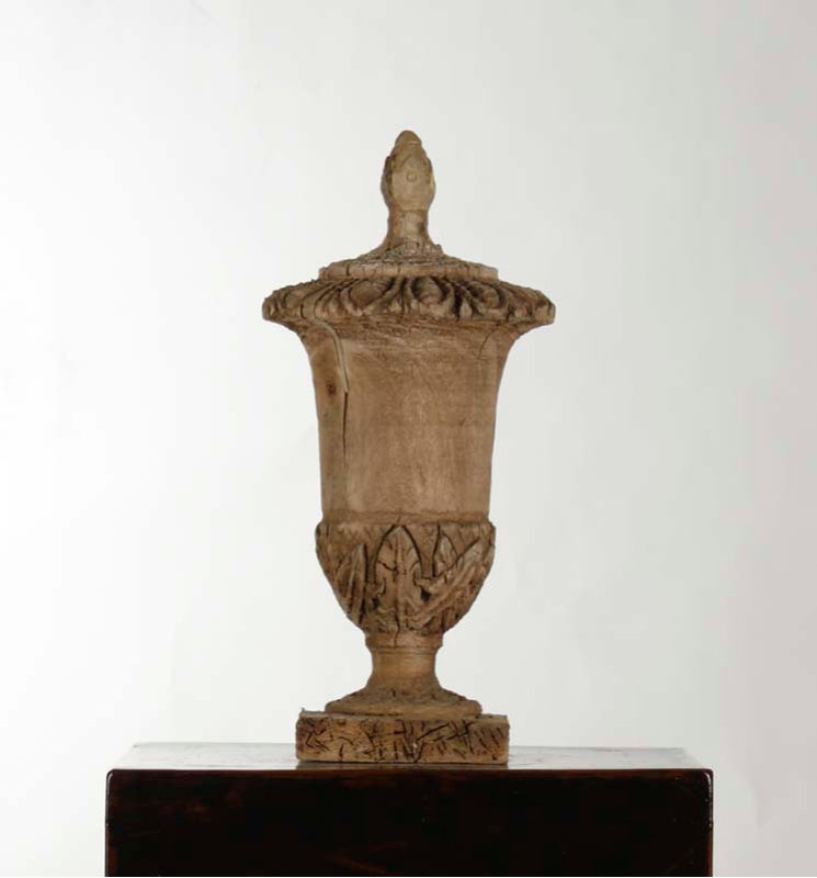 Wooden Finial Urn - Rustic - Decorative Jars And Urns - by Zentique ...