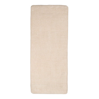 24"x59" Memory Foam Extra Long Bath Mat by Lavish Home Ivory ...