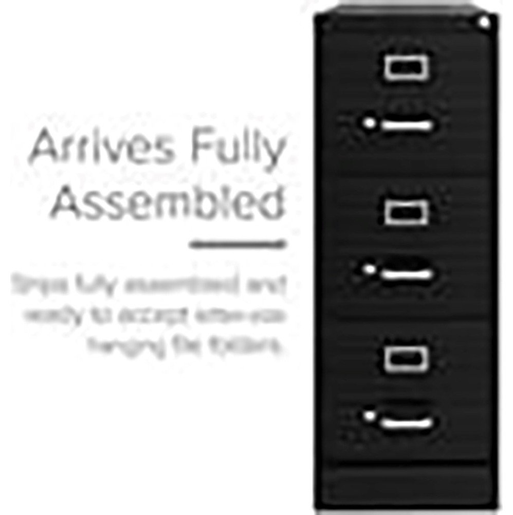 Pemberly Row 22" 3-Drawer Metal Vertical File Cabinet in Putty/Beige ...