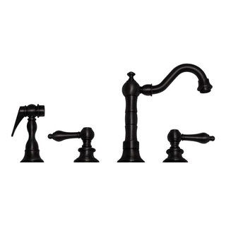 Vintage Iii Prep Widespread Faucet W/ Short Traditional Swivel Spout ...