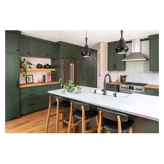 Duke University Road - Midcentury - Kitchen - Raleigh - by Studio Evloh ...
