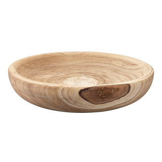 Laurel Wooden Bowl, Large - Rustic - Decorative Bowls - by HedgeApple ...