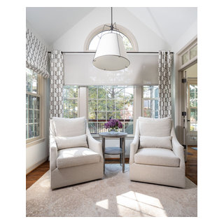 Sitting Area Off Kitchen - Transitional - Living Room - Atlanta - by ...