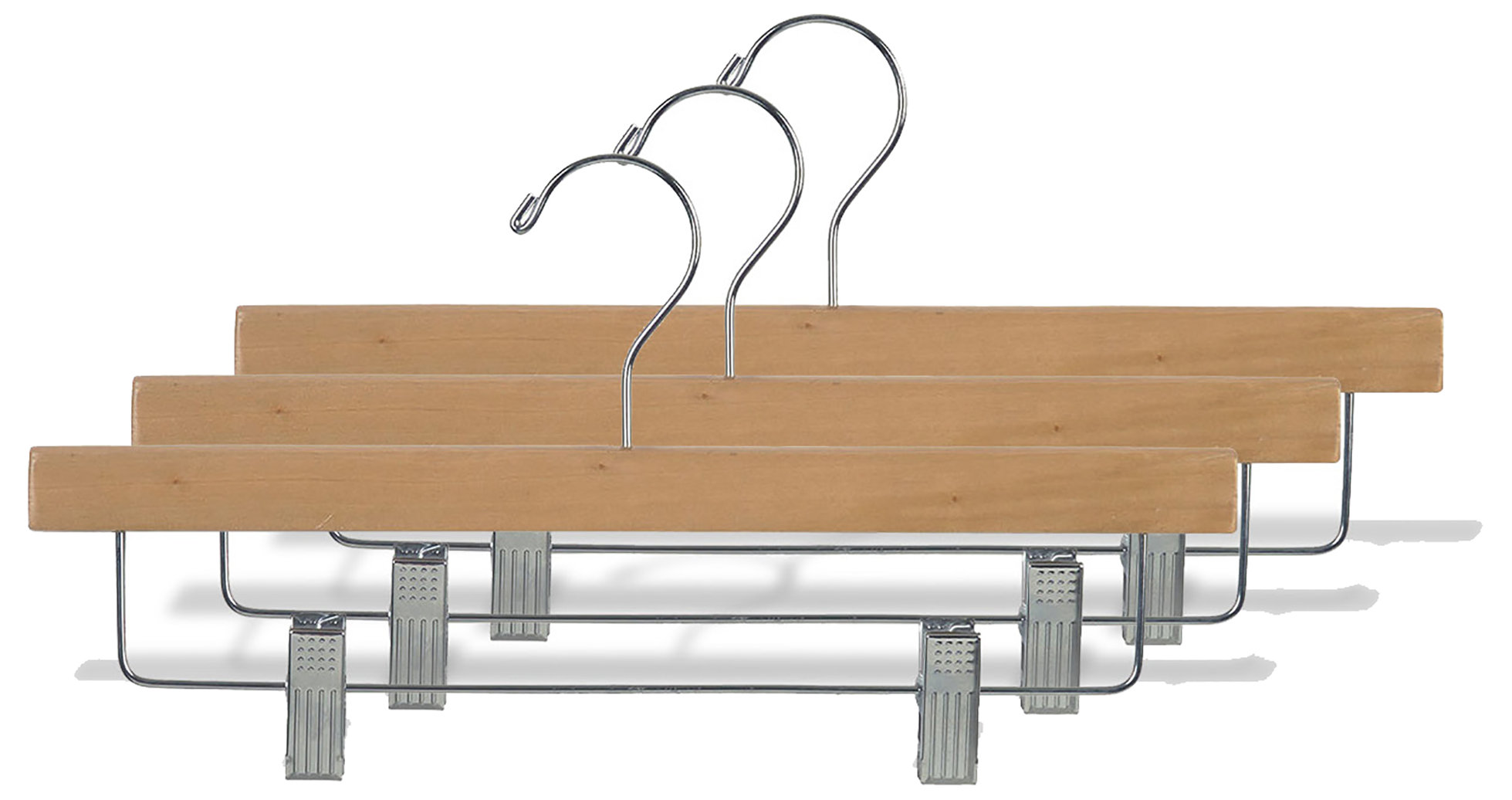 Natural Finish Rubber Coated Bottom Hangers, Box of 100 - Contemporary ...