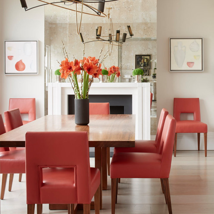 75 Beautiful Red Dining Room Ideas and Designs - December 2023 | Houzz UK