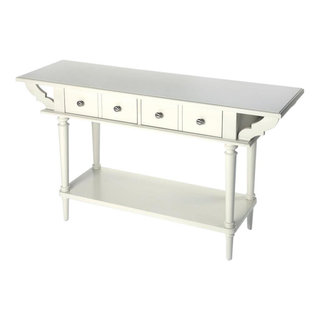 Butler Console Table with Metal Drawer Glides - Traditional - Console ...