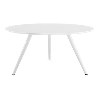 Modern Contemporary Urban Design Mid Century Round Top Dining Table ...