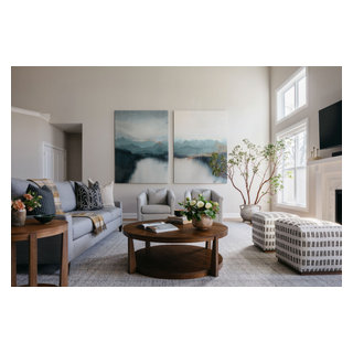 Family Living - Transitional - Living Room - Chicago - by TKS Design ...