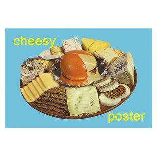 Cheesy Poster, 12" x 18" - Traditional - Prints And Posters - by ...