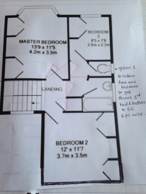 Layout for first floor | Houzz UK
