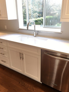 Quartz garden window sill finishing help!