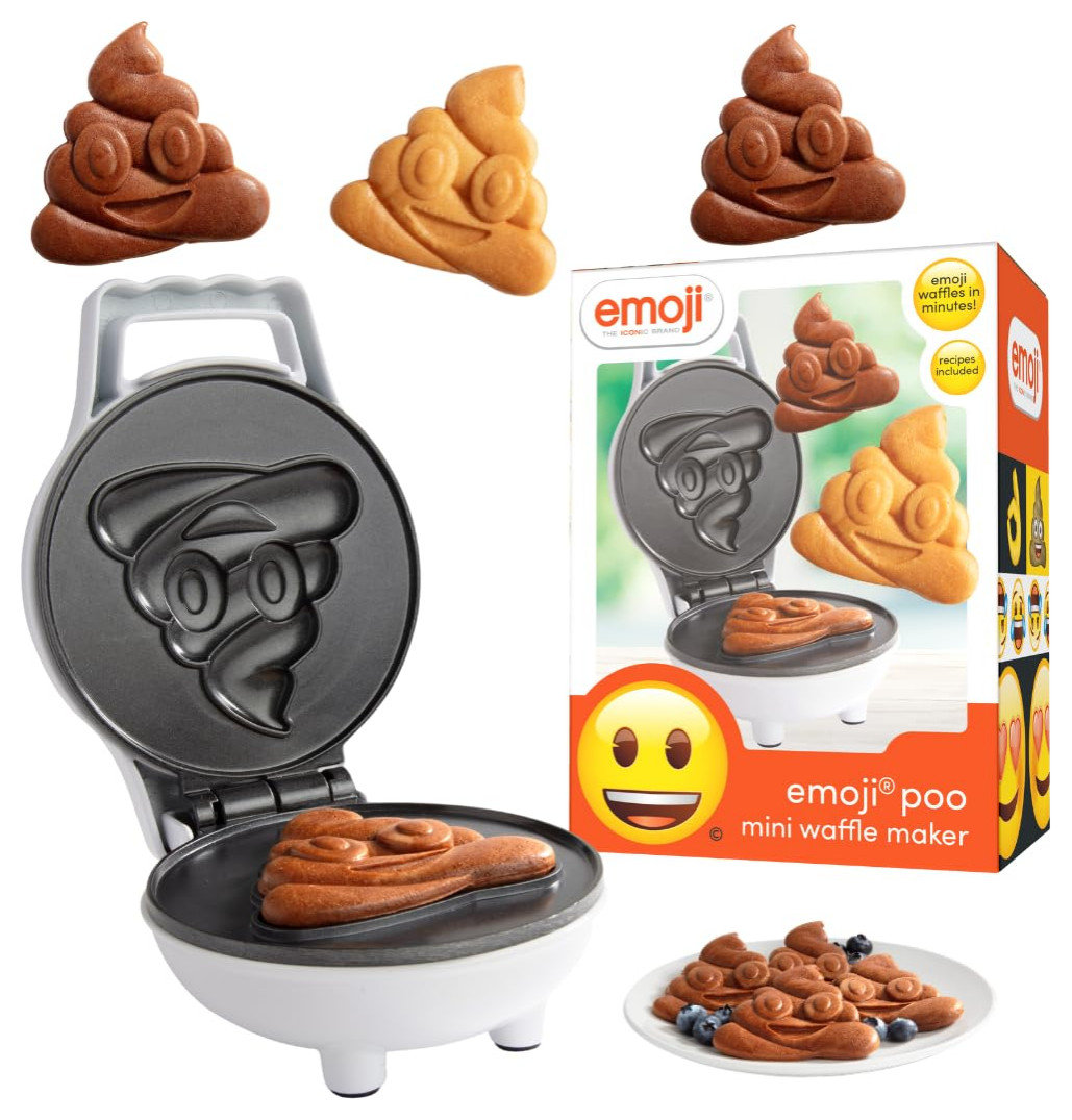Make Breakfast Fun for Kids with Cute Smiley Face Design, 4" Waffler ...