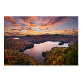 Michael Blanchette Photography 'Autumn Vista' Canvas Art, 19"x12 ...