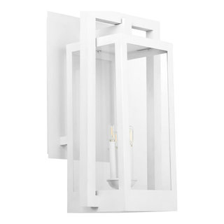 Marco 4 Light Outdoor Wall Light, White - Transitional - Outdoor Wall ...