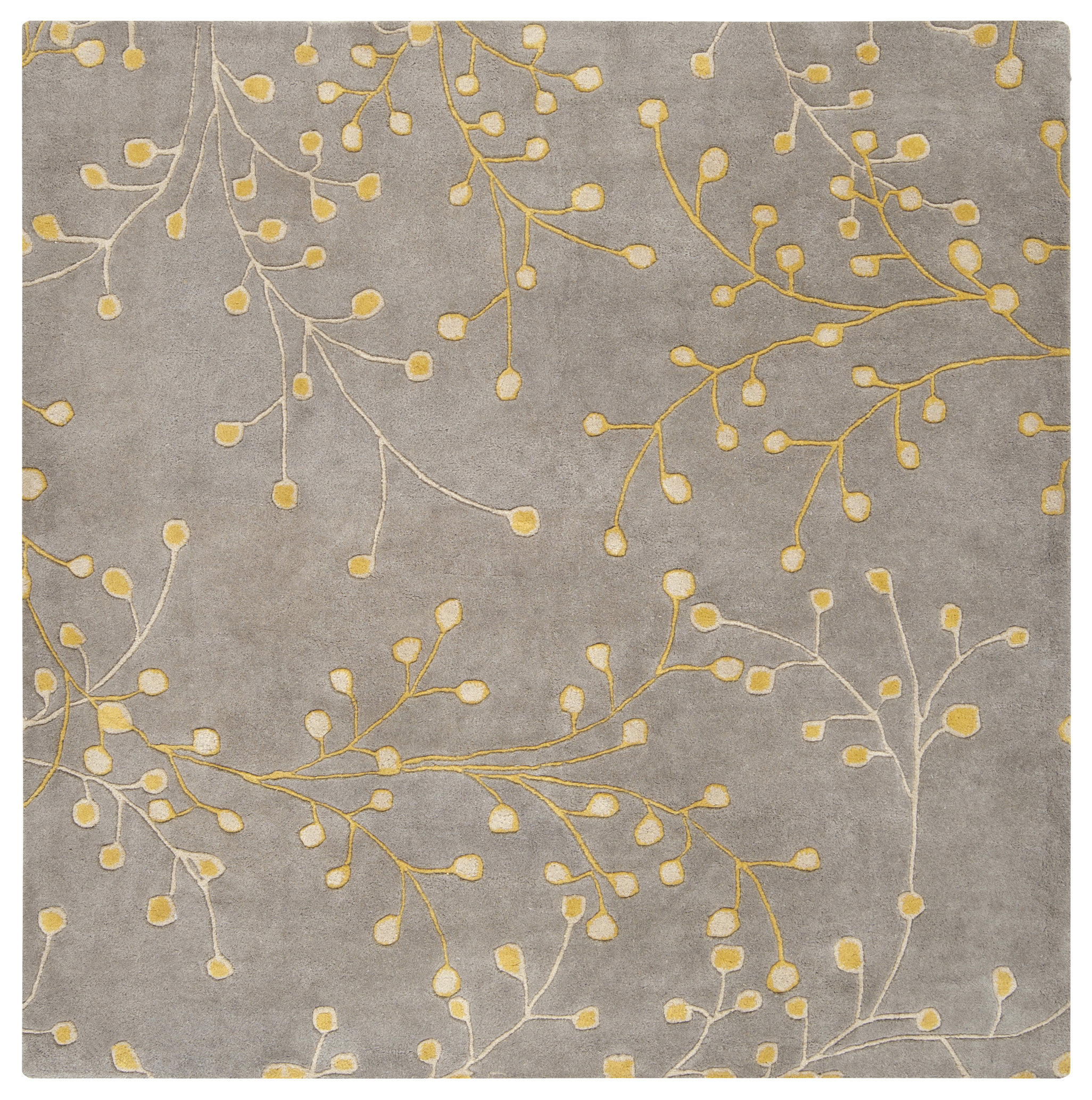 Athena Area Rug, 6' Square - Contemporary - Area Rugs - by BuyAreaRugs ...