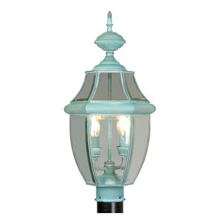 Monterey Outdoor Post Head, Black - Traditional - Post Lights - by ...