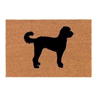 Coir Doormat Labradoodle (30" x 18" Standard) - Contemporary - Doormats ...