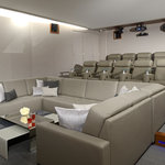 IMG Divani Relaxer Recliner, Large, Manual With Trend Sand Leather ...