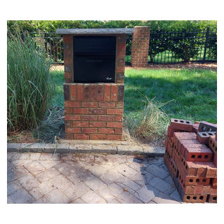 CUSTOM Brick dVault® Mailbox Surround - Exterior - Other - by Boyd's ...