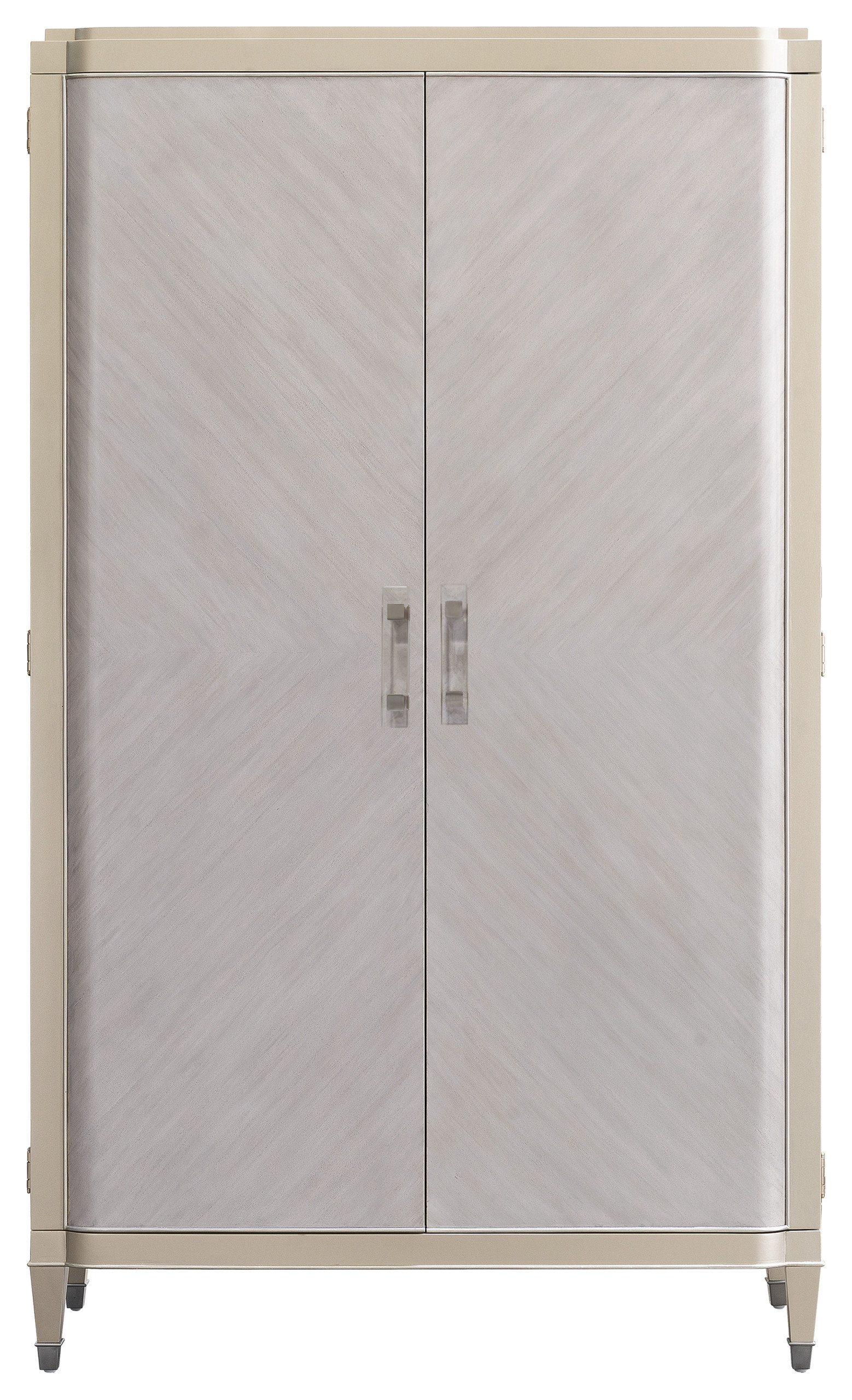 Zoey Storage Armoire Cabinet - Transitional - Armoires And Wardrobes ...