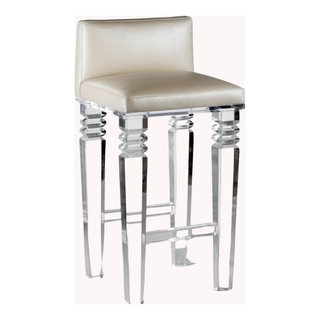 Venice Acrylic Bar stool - Eclectic - Bar Stools And Counter Stools ...
