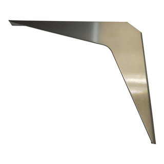 Aluminum Support Bracket, Set of 2, 8"x12" - Contemporary - Brackets ...