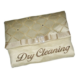 Swarovski Embellished Dry Cleaning Bag - Contemporary - Hampers - by ...
