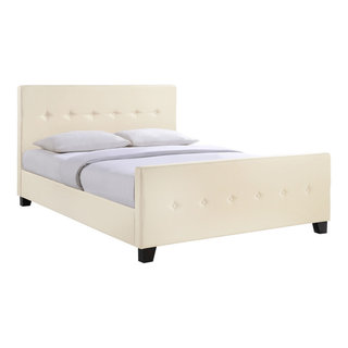 Bedroom Abigail King Bed - Transitional - Platform Beds - by XOMART | Houzz