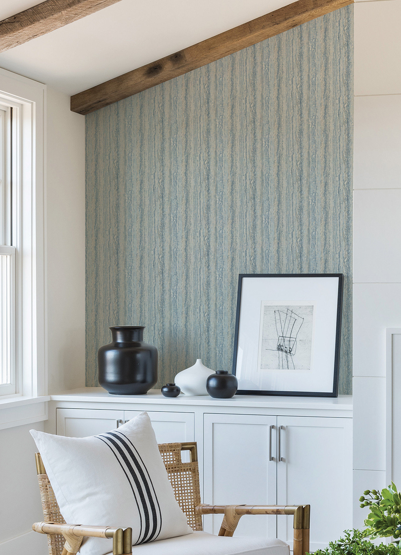 Hilton Blue Marbled Paper Wallpaper, Swatch - Contemporary - Wallpaper ...