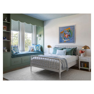 Colorful New Build - Transitional - Houston - by Lynn Holender Designs ...