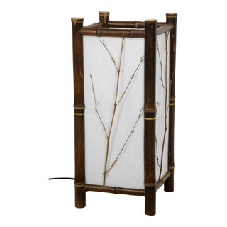 Hayashi Japanese Table Lamp, Dark - Asian - Table Lamps - by Homesquare ...