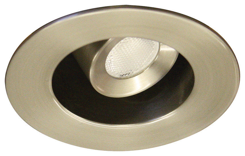 LEDme Miniature Round Recessed Task-Light 4000K Cool White, Brushed ...