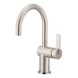 Moen Cia Single Handle High Arc Bar/Prep Faucet, Spot Resist Stainless ...