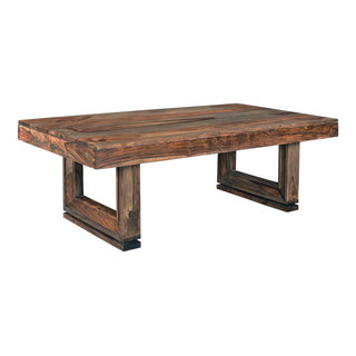 Brownstone Nut Brown Cocktail Table - Rustic - Coffee Tables - by Coast ...