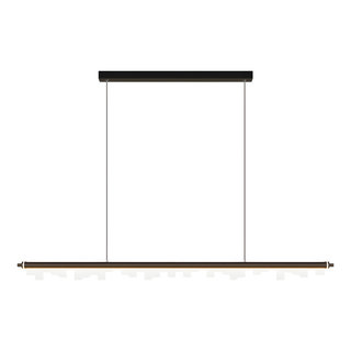 Aspremont | Nordic Long Bar LED Pendant Light, L47.2" - Transitional ...