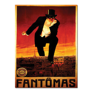 'Fantomas' Canvas Art, 24" x 32" - Traditional - Prints And Posters ...