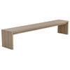 Viga Bench, Drift Brown - Modern - Outdoor Benches - by Sunpan Modern Home | Houzz
