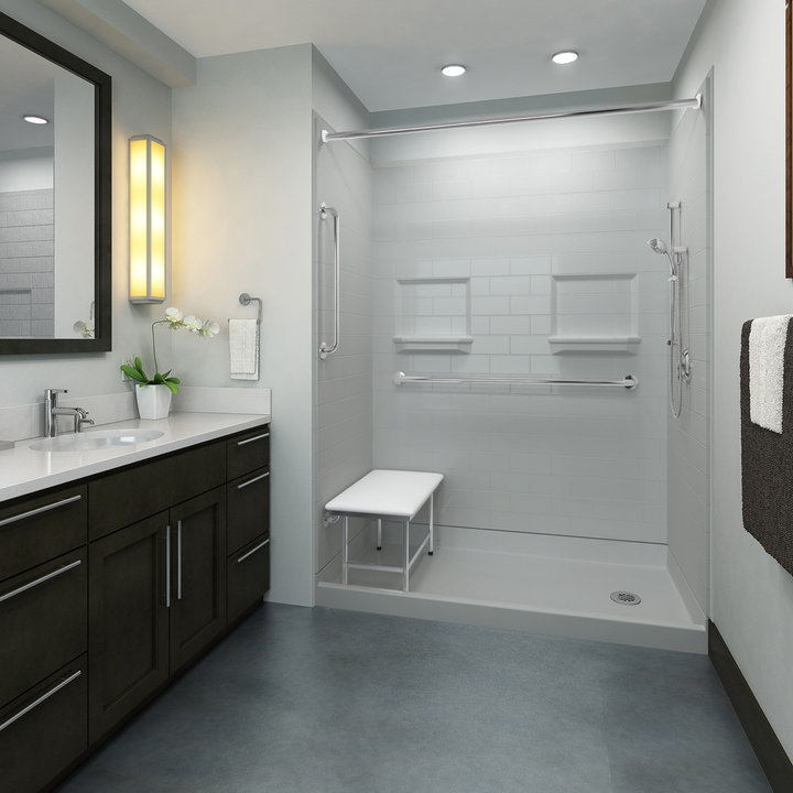 Stand Up Shower Modern Bathroom Ideas - Photos & Ideas | Houzz