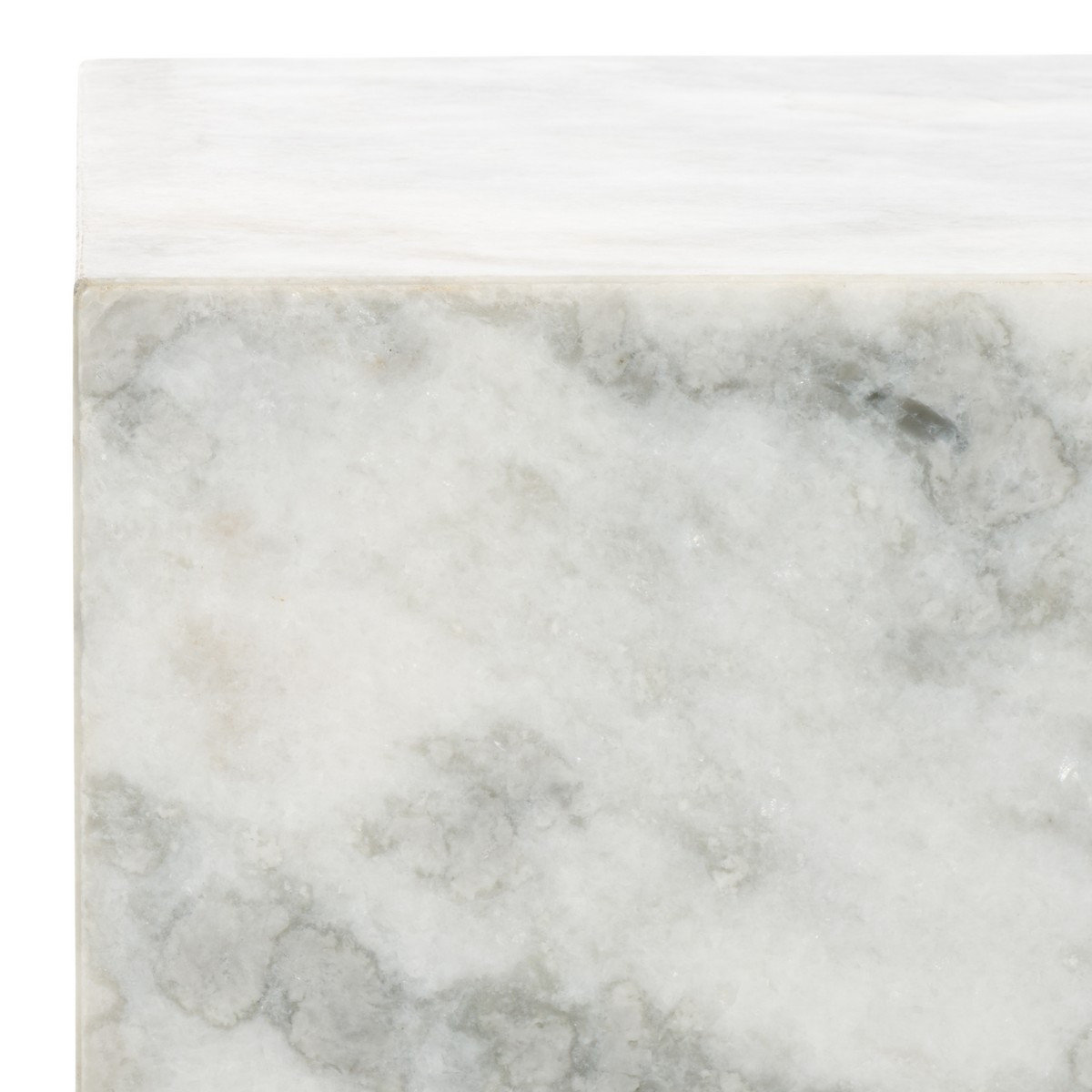 Safavieh Couture Katharina Marble Accent Table, White - Transitional ...