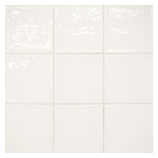 Marin 4" x 4" Ceramic Wall Tile, 4" x 4" - Traditional - Wall And Floor ...