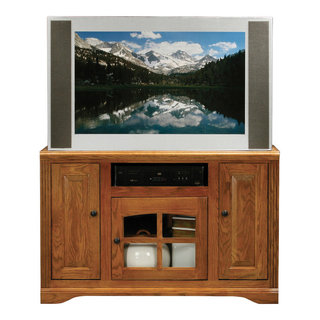 Eagle Furniture Oak Ridge Thin 45" Corner Entertainment Console ...