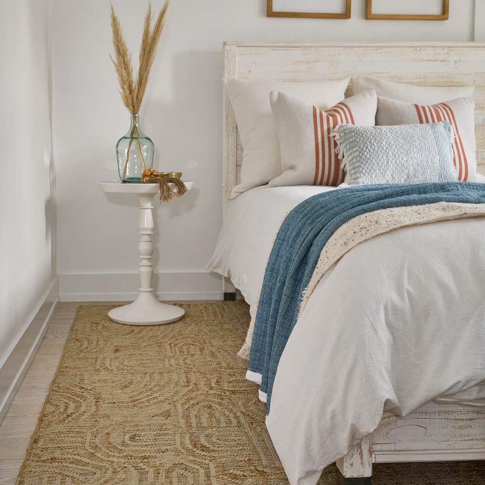 Swell Natural and Cream Jute and Wool Rug, 8' X 10' - Beach Style ...