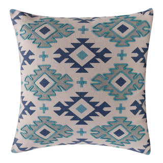 Sedona Handmade Cotton Throw Pillow, 20"x20" - Southwestern ...