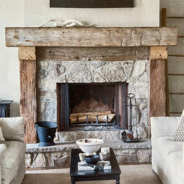 Barn Beam Mantel - Photos & Ideas | Houzz