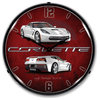 GMRE1502568 C7 Corvette Artic White Clock - Contemporary - Wall Clocks ...