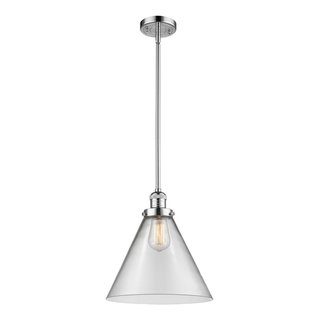 Signature 1 Light Pendant in Polished Chrome - Industrial - Pendant ...