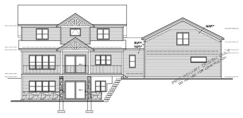 Side Elevation and Basement Layout