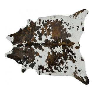 Premium Tri Color Cowhide Rug, Xlarge - Contemporary - Novelty Rugs ...