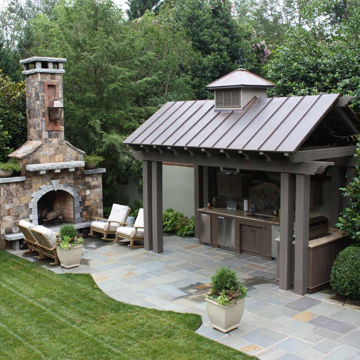 75 Beautiful Outdoor Entertainment Areas Home Design Ideas & Designs ...