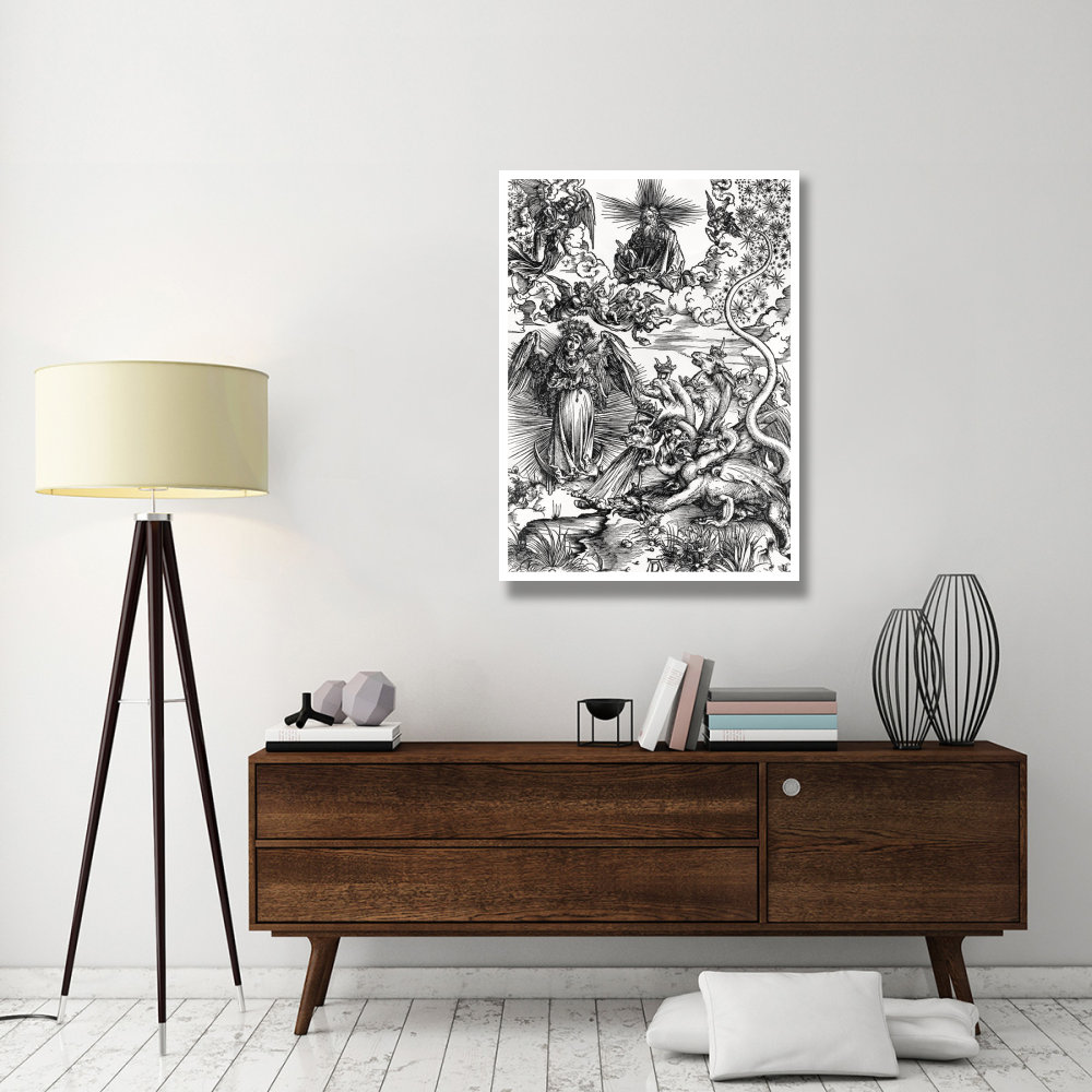 "The Apocalyptic Woman" Digital Paper Print by Albrecht Durer, 18"x24 ...